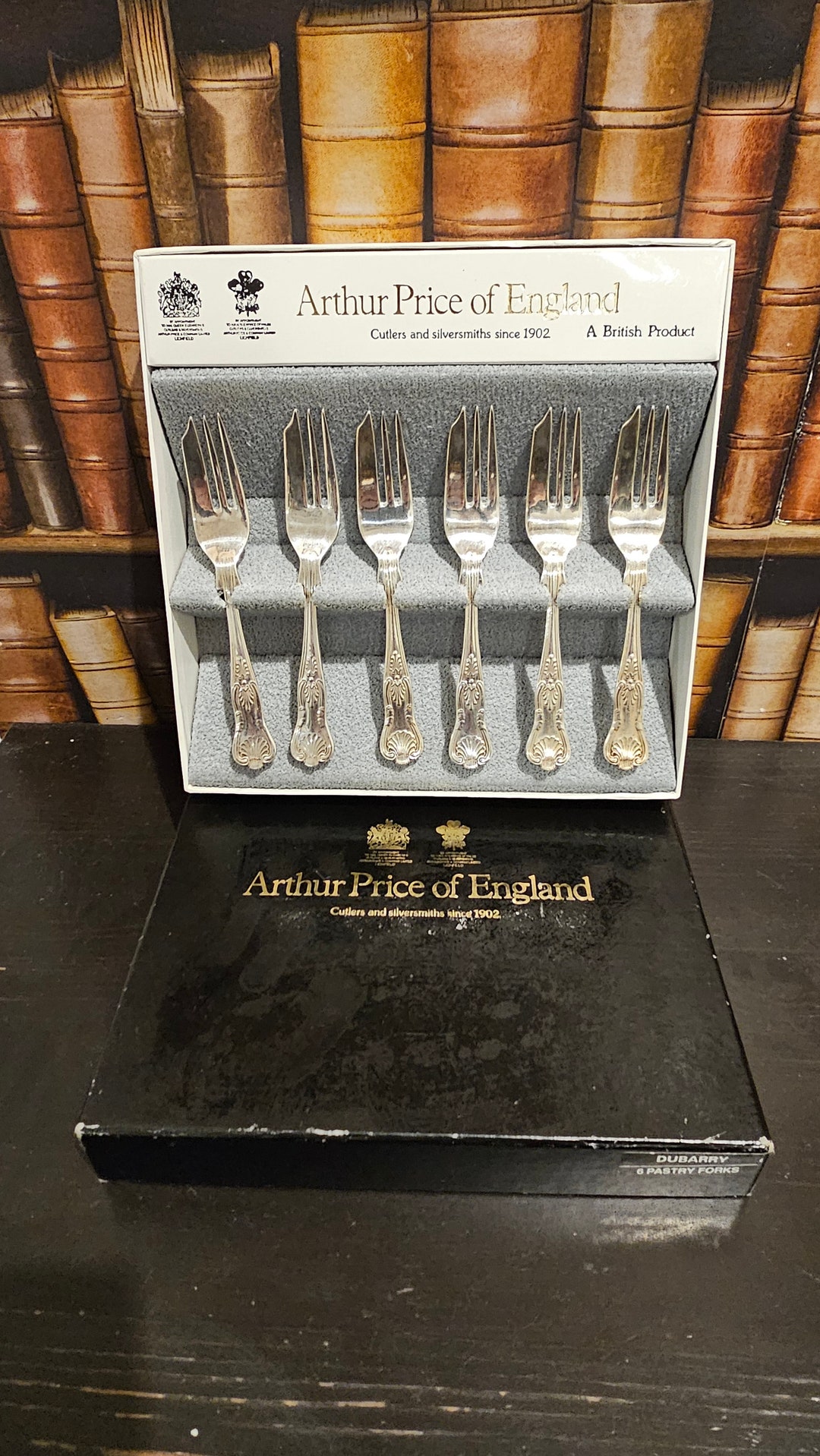 Arthur Price of England Boxed Ser of 6 Dubarry Pastry Forks - Etsy