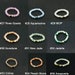 Beaded Stackable Rings Gemstone Beaded Ring, Crystal Ring, Stretch ...