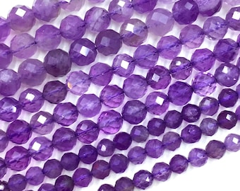 Smooth Round Purple Amethyst Natural Amethyst Gemstone - Etsy