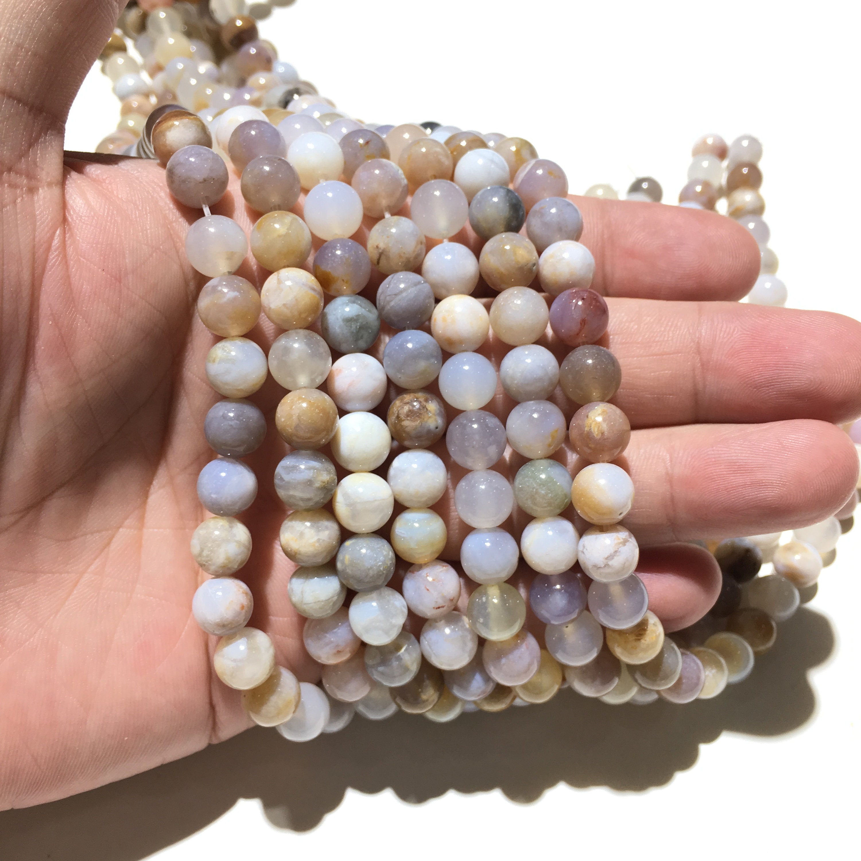 6mm Natural Australian Agate Beads Gemstone Spacer Round Beads | Etsy