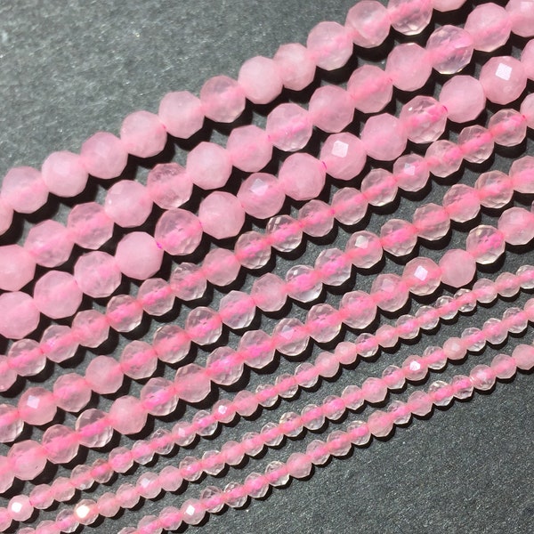 Faceted Rose Quartz - Etsy