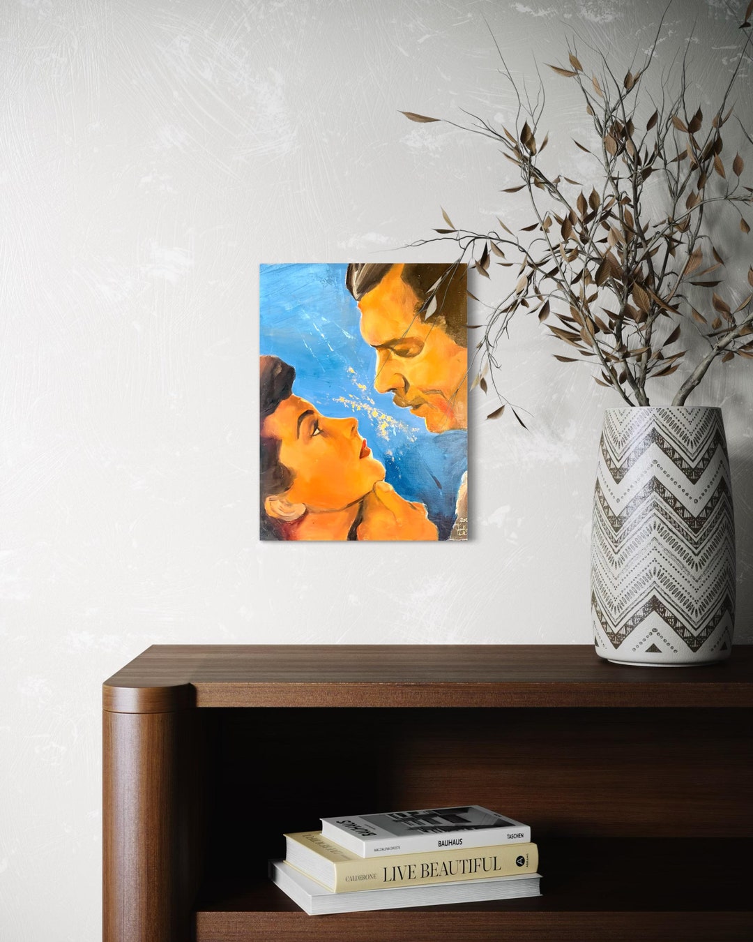 Gone With the Wind Original Painting, Oil Painting Scarlett O Hara ...