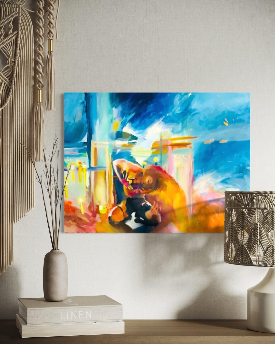 Foxy, of Sand, Fire and Sea, Original Painting - Etsy
