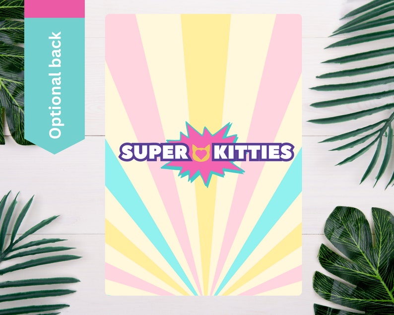 Super Kitties Birthday Invitation | Girl Birthday Party Invitations ...