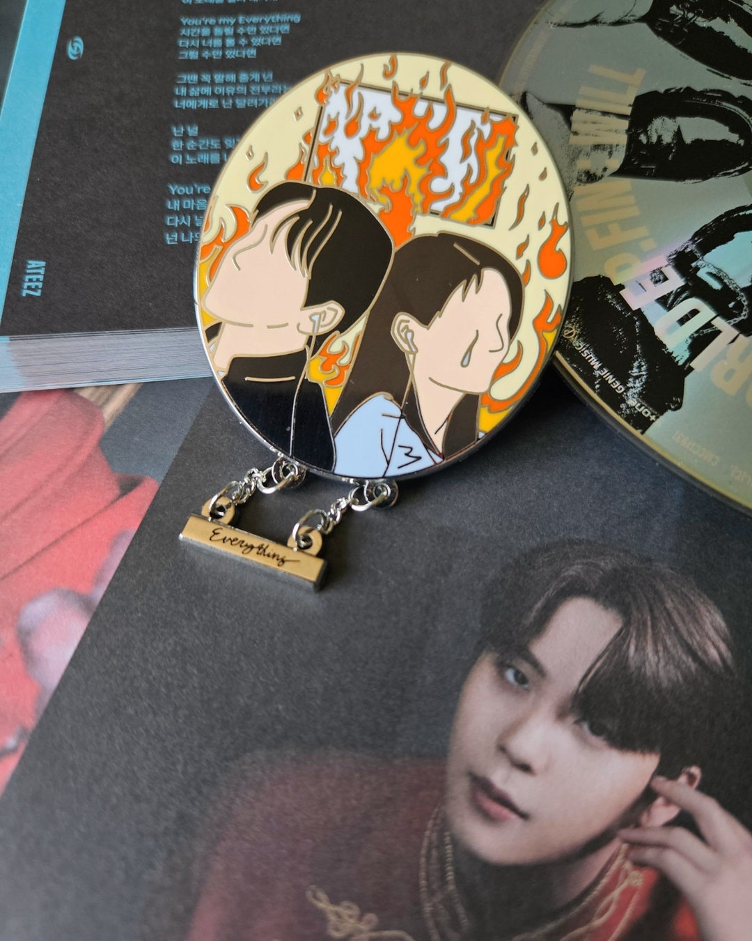 Ateez "everything" Enamel Pin - Etsy