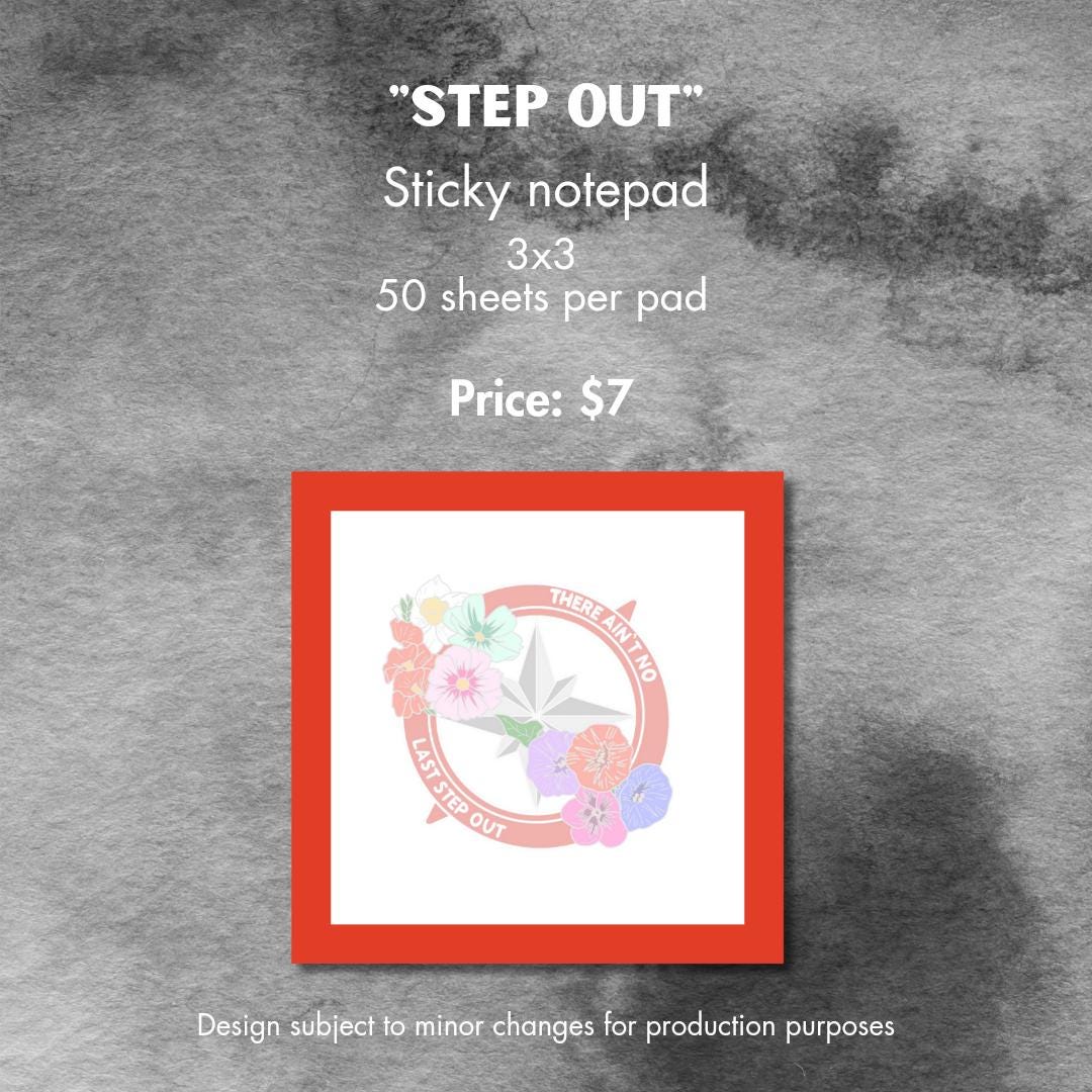 PRE-ORDER Stray Kids step Out Sticky Notepad - Etsy