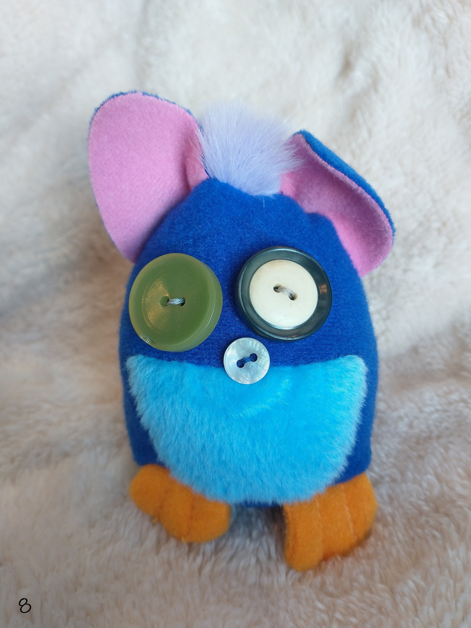 Furby Button Oddbody Keychain (selection) - Etsy