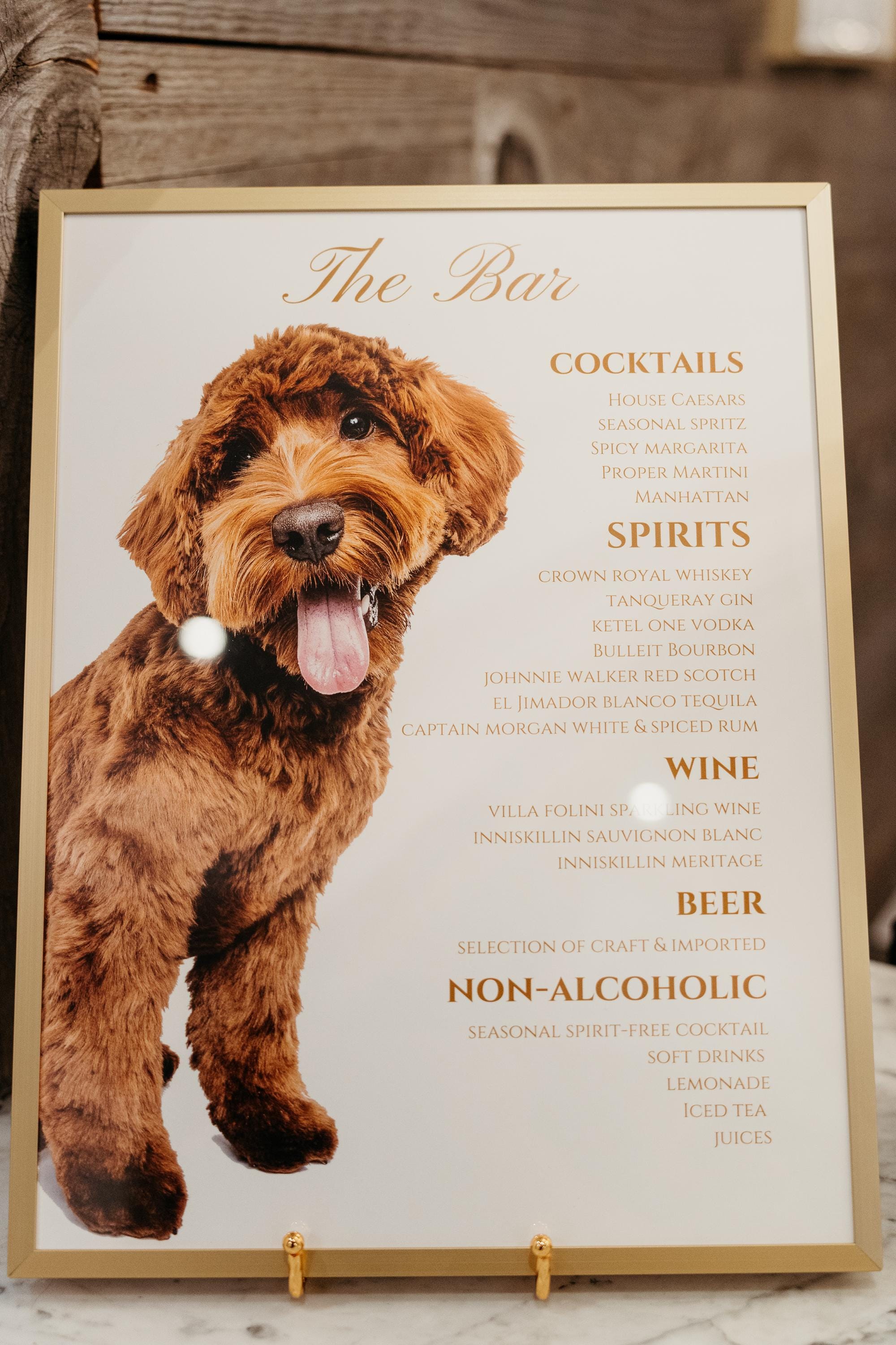 Dog Bar Sign - Editable Canva Template - Etsy