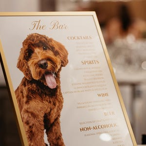 Dog Bar Sign - Editable Canva Template - Etsy