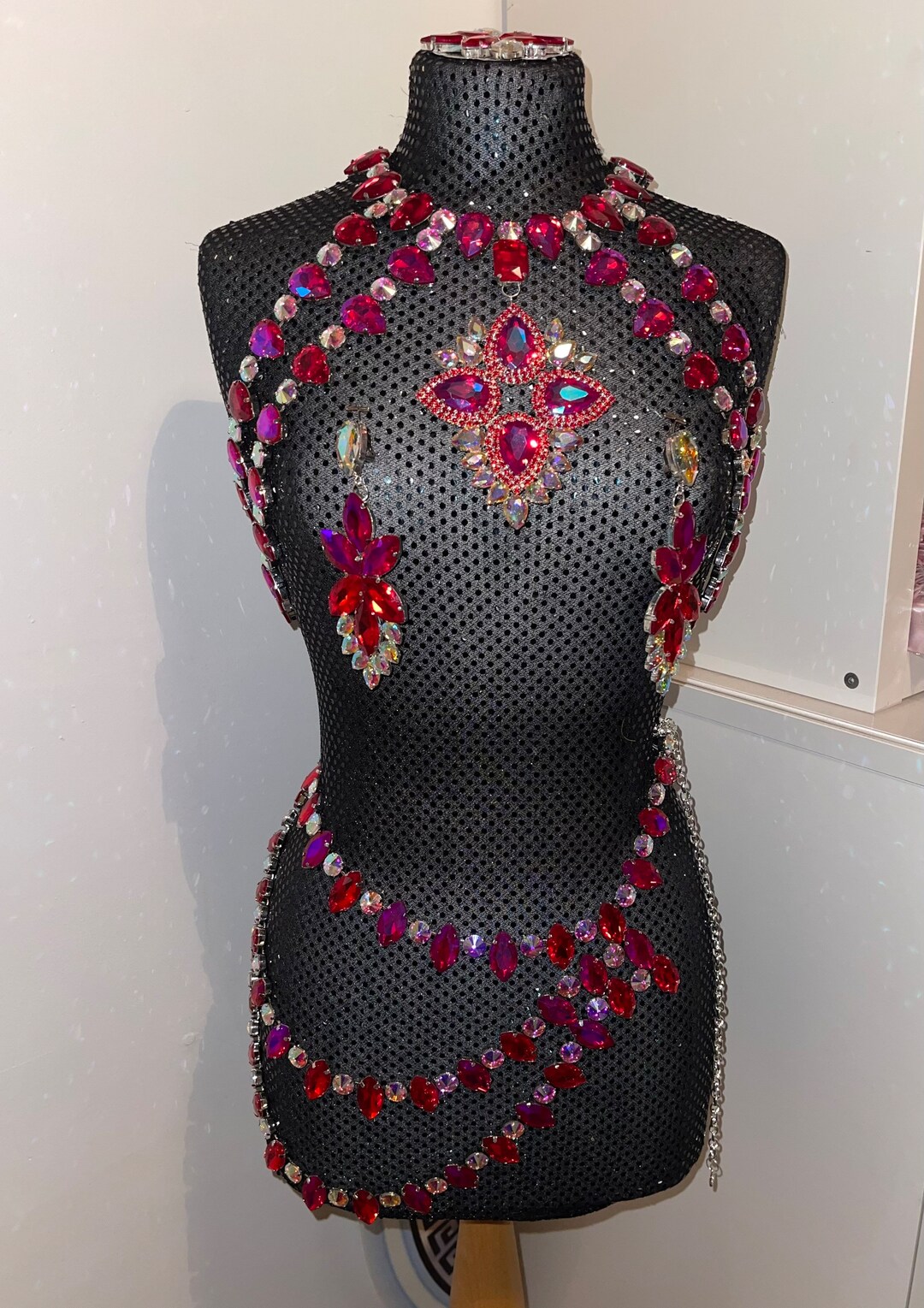 Full Body Jewel Set / Drag Queen Jewels / Costume Jewellery / Stage ...