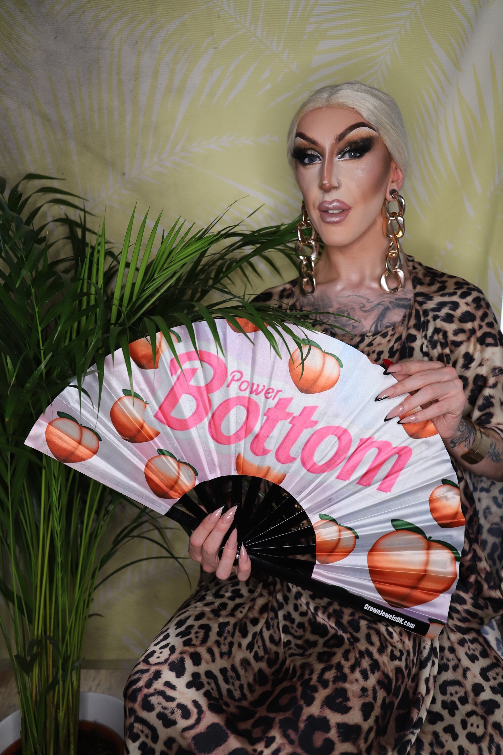 Power Bottom Drag Queen Bamboo Hand Fan Fans Clack Fan - Etsy Canada