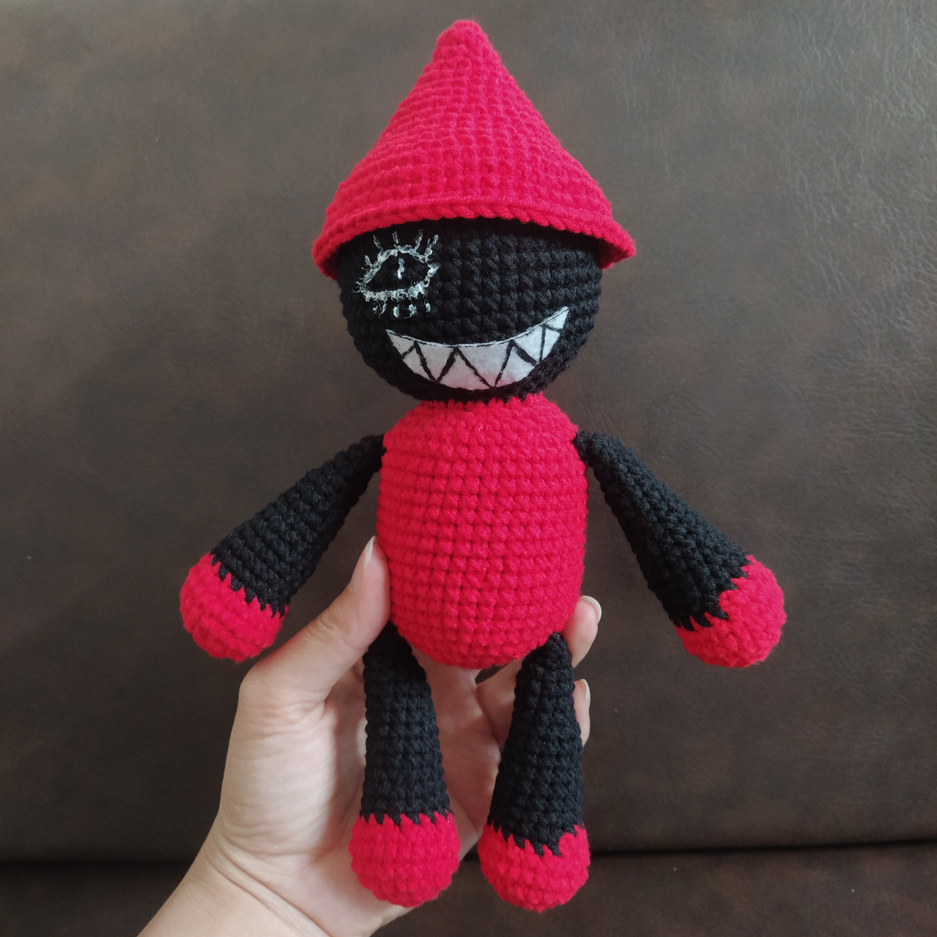 FNF True Expunged Plush Custom FNF Crochet Doll - Etsy UK