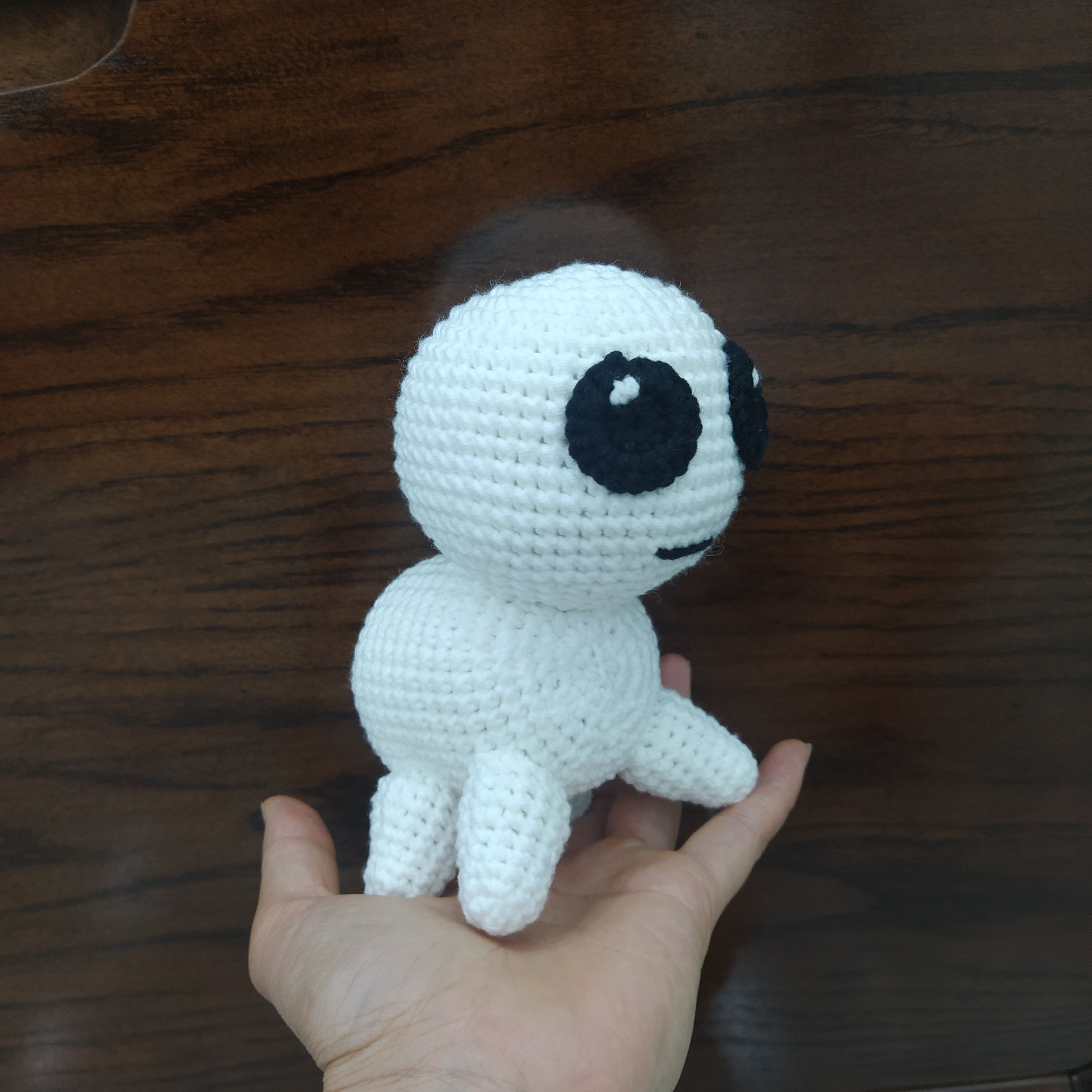 TBH Plush White Yippee Creature Plush White Creature Crochet - Etsy