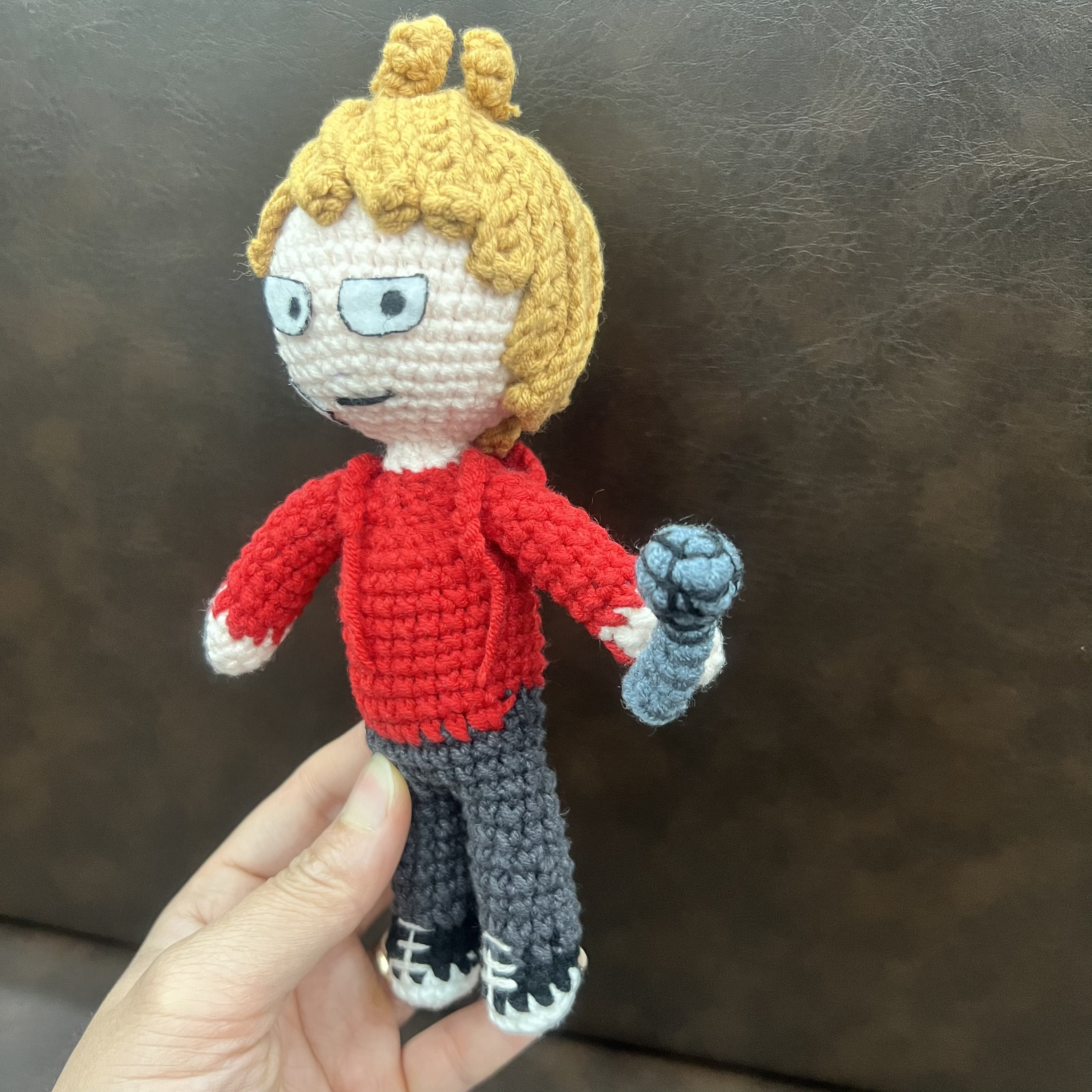 FNF Tord Crochet Plush Custom FNF Crochet Toy - Etsy UK
