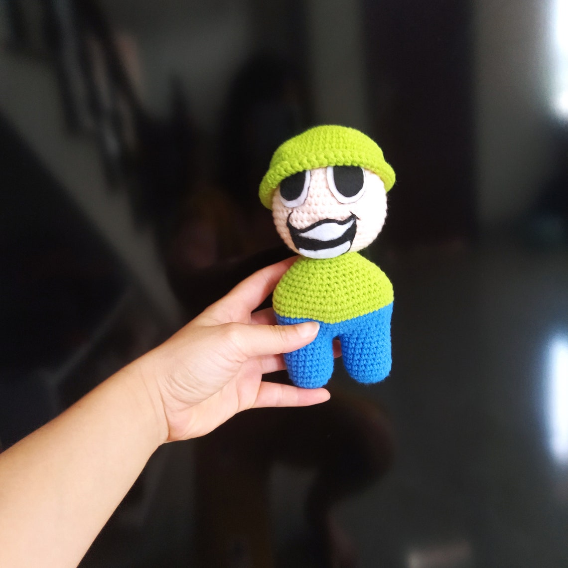 FNF Bandu Crochet Plush FNF Bambi Plush Toy FNF Doll - Etsy Finland