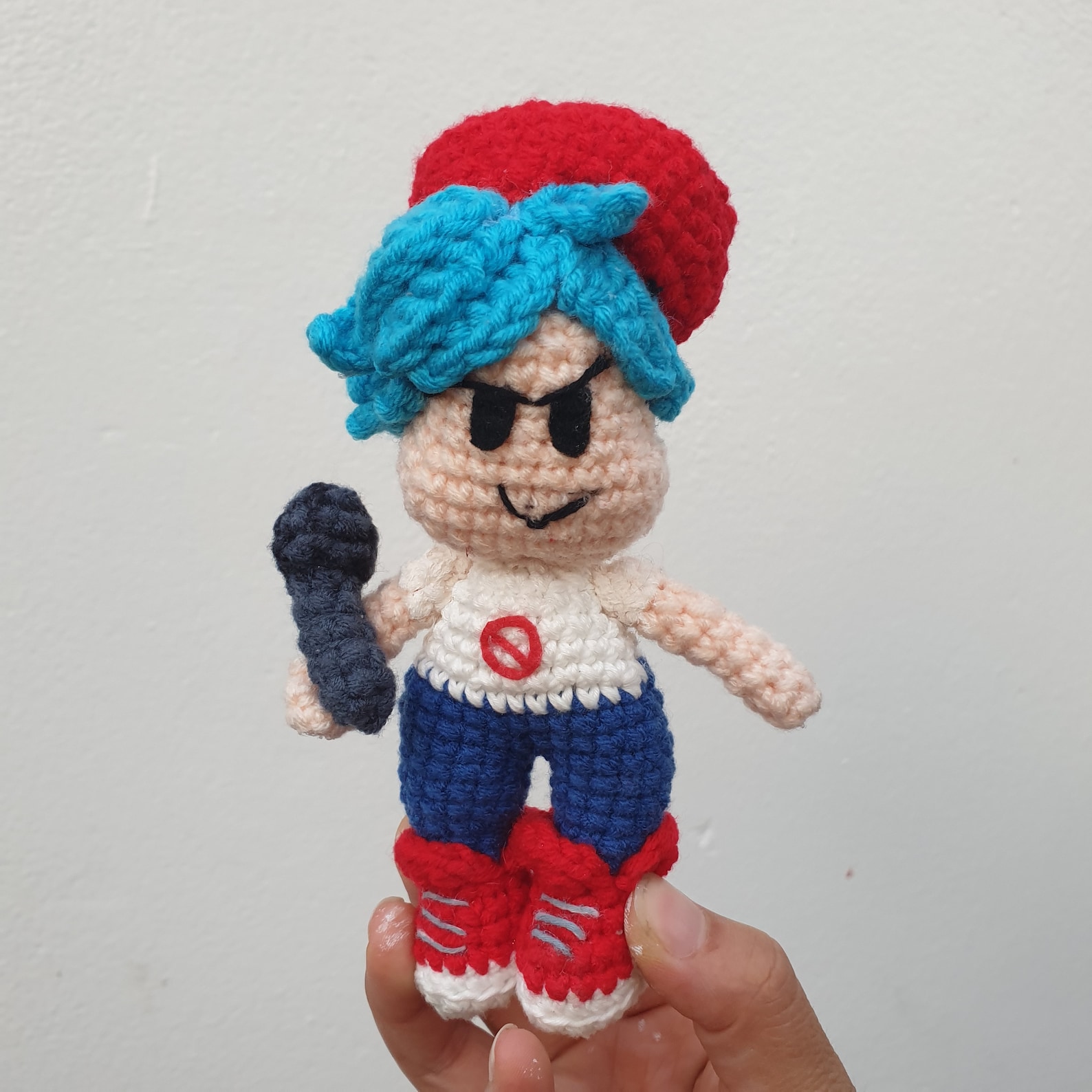 Friday Night Funkin Crochet Doll FNF Boyfriend FNF Crochet | Etsy