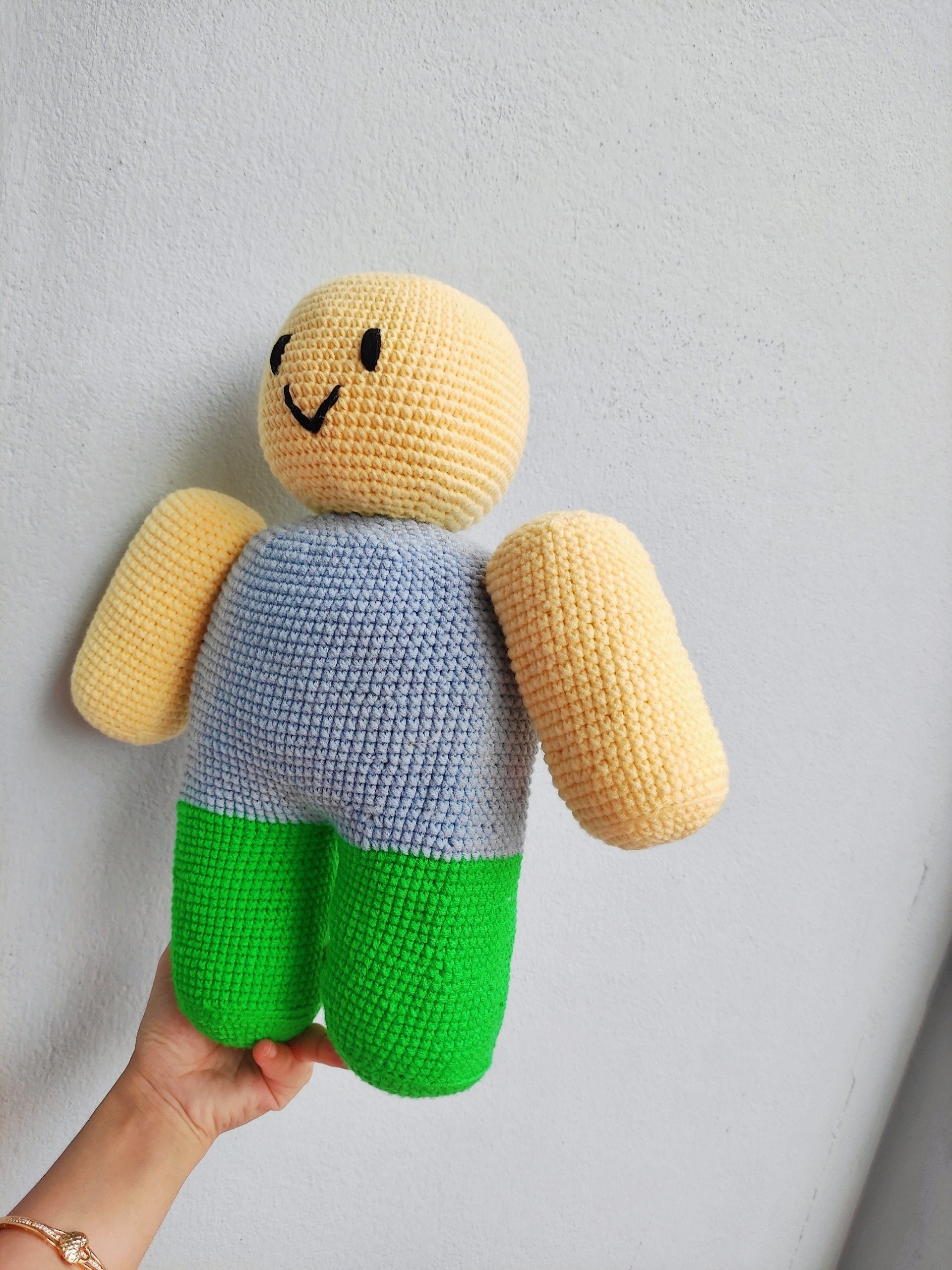 Noob Crochet Toy Custom Noob Toy Noob Plush - Etsy México