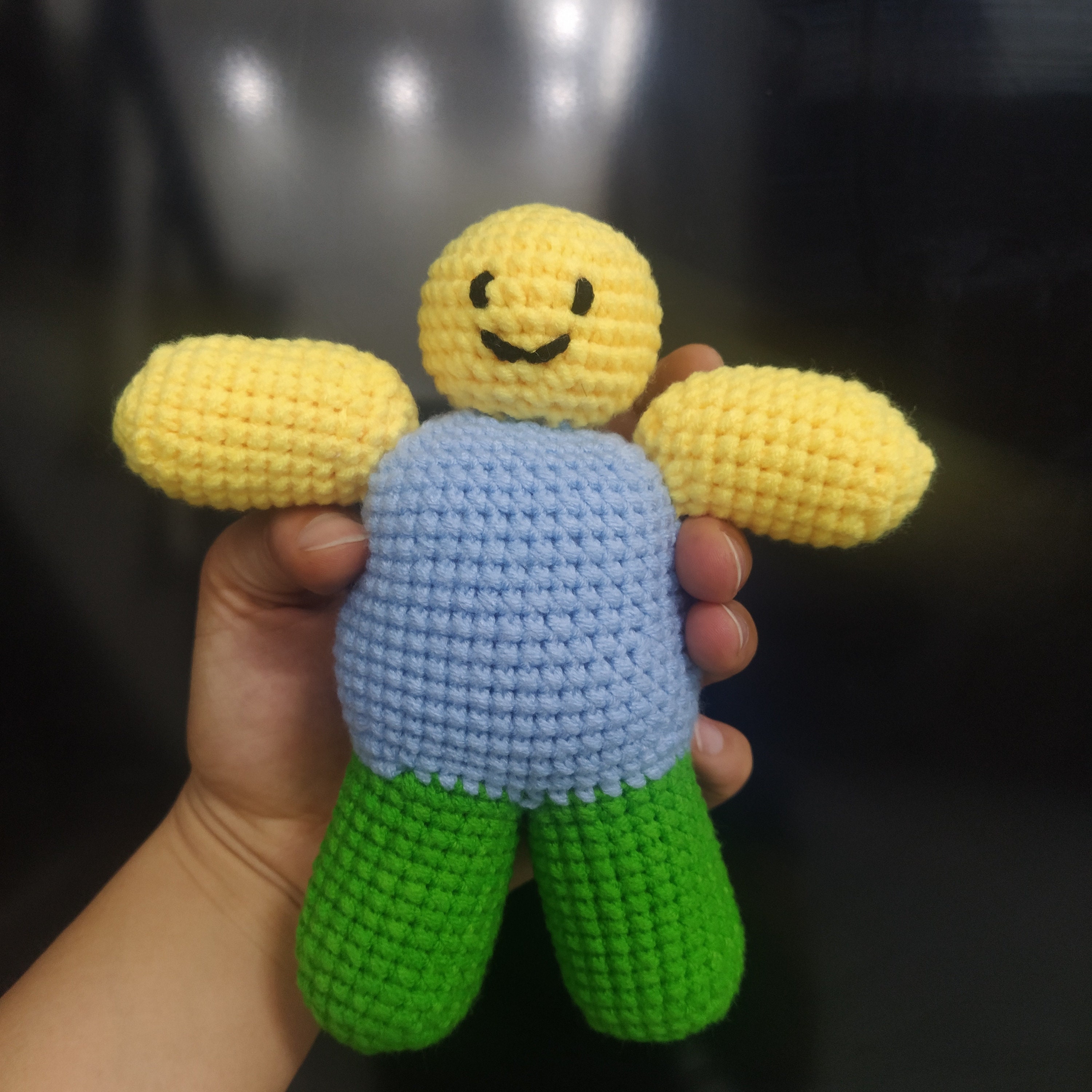 Noob Crochet Toy Custom Noob Toy Noob Plush - Etsy México