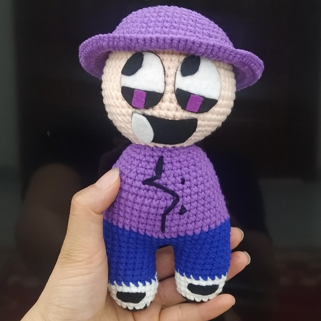 FNF Banzack Plush Toy, Banzack FNF Crochet Plush, Custom FNF Plush - Etsy