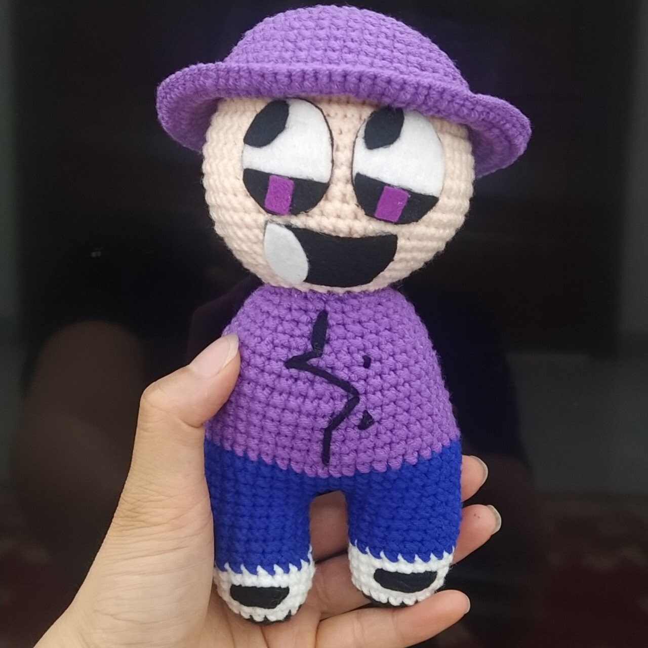 FNF Banzack Plush Toy Banzack FNF Crochet Plush Custom FNF - Etsy UK