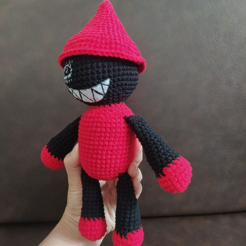 FNF True Expunged Plush Custom FNF Crochet Doll - Etsy UK