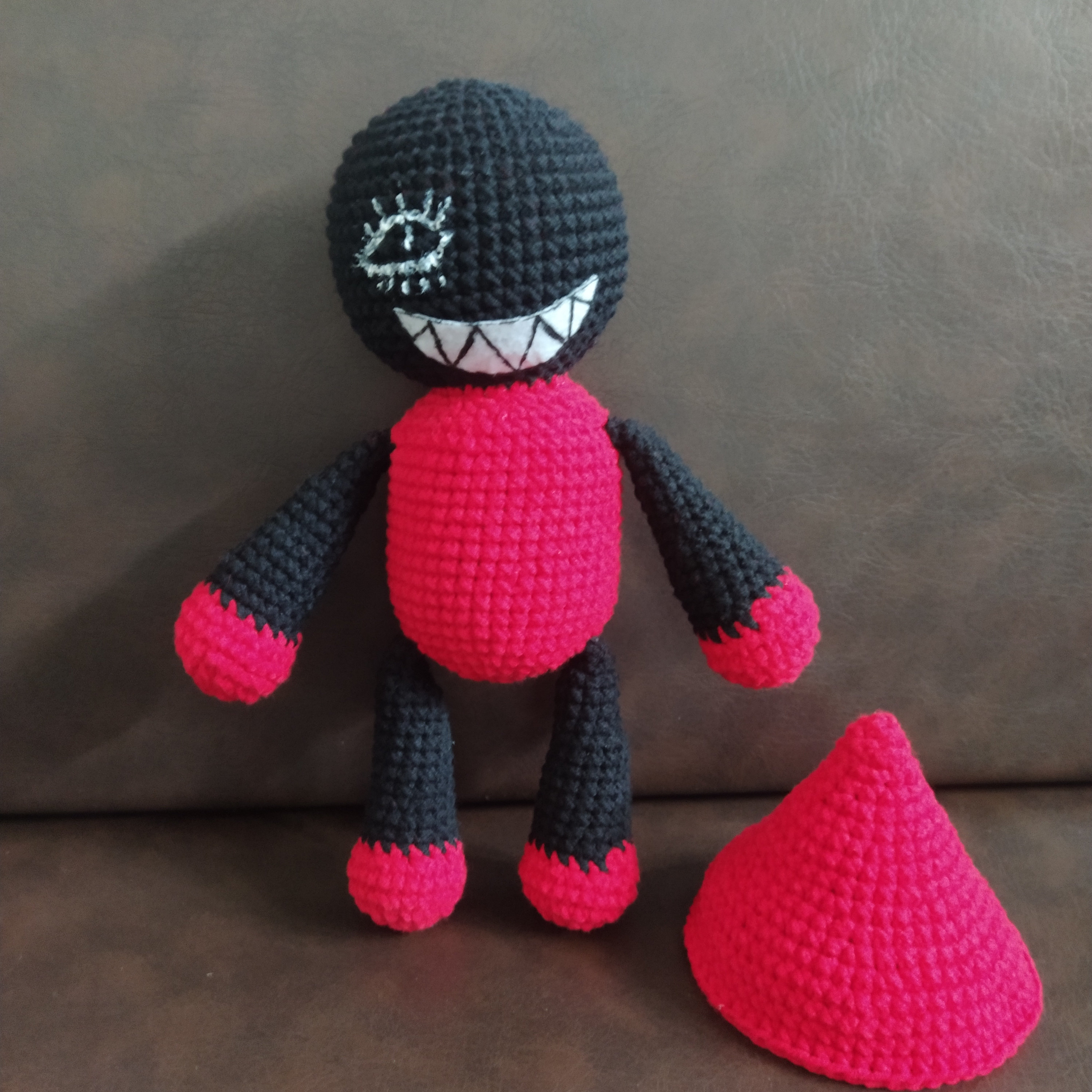FNF True Expunged Plush Custom FNF Crochet Doll - Etsy