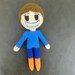 David FNF Crochet Plush 8 Inches, Custom FNF, Custom FNF Toy - Etsy
