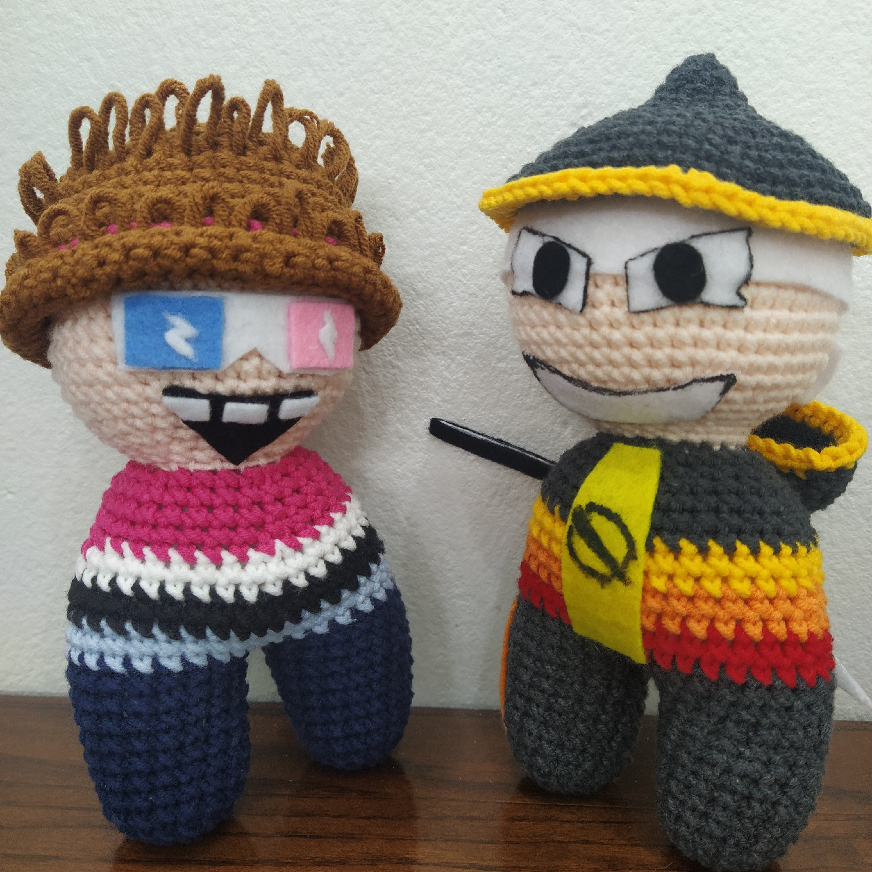 FNF Banjex and Bamburai Plush FNF Banjex Crochet Plush - Etsy Hong Kong