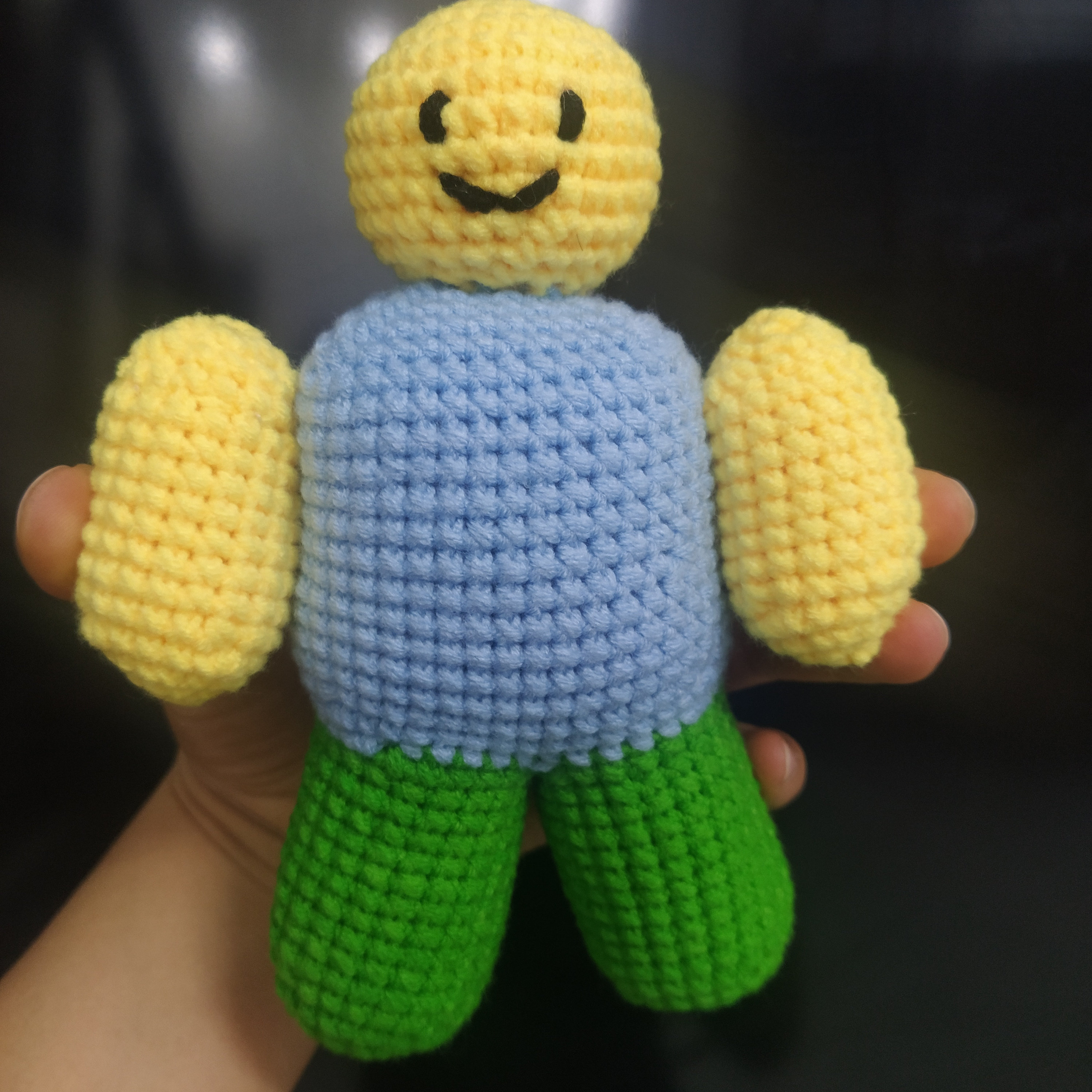 Noob Crochet Toy Custom Noob Toy Noob Plush - Etsy México