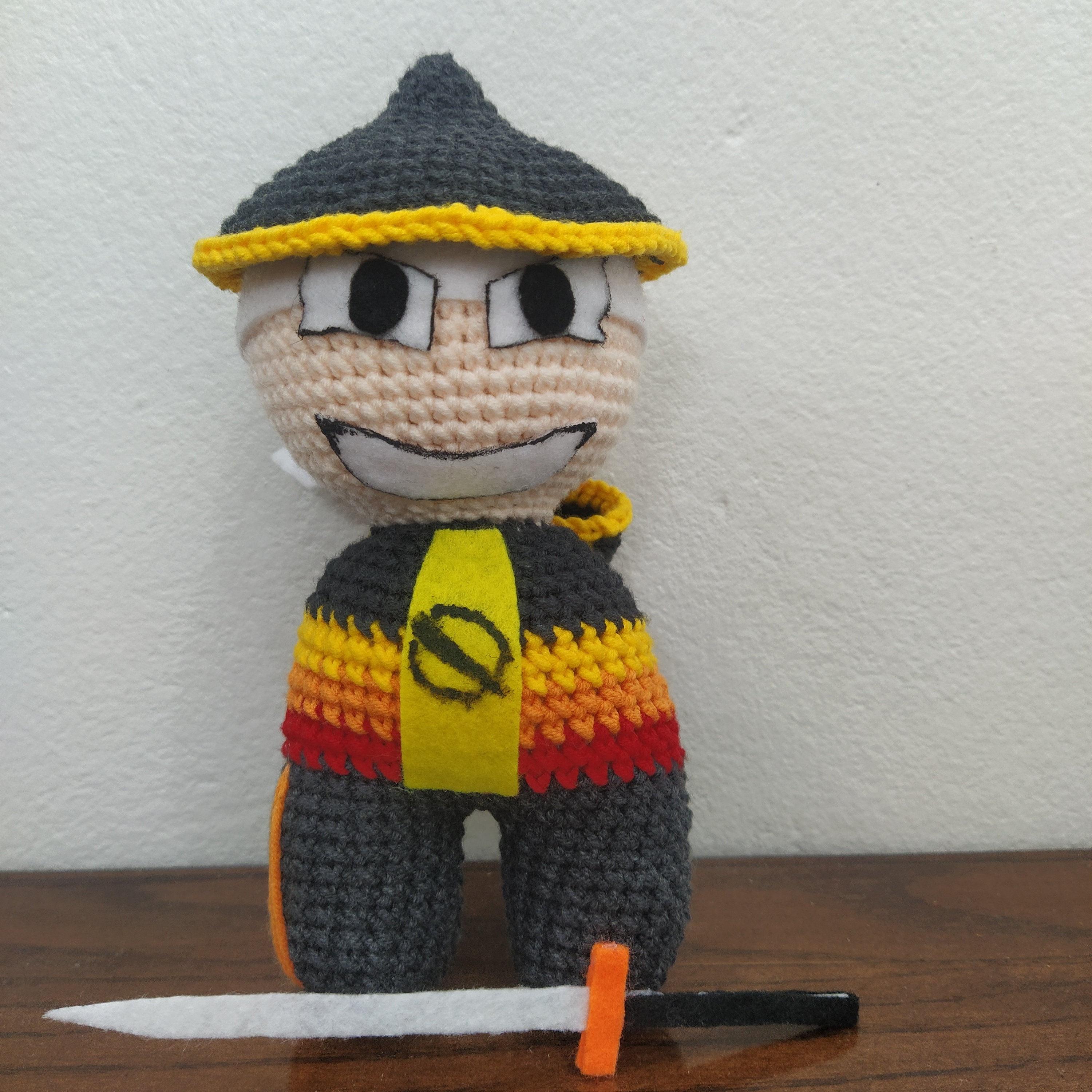 FNF Bamburai Plush Bamburai Crochet Plush Gift for Gamer - Etsy UK