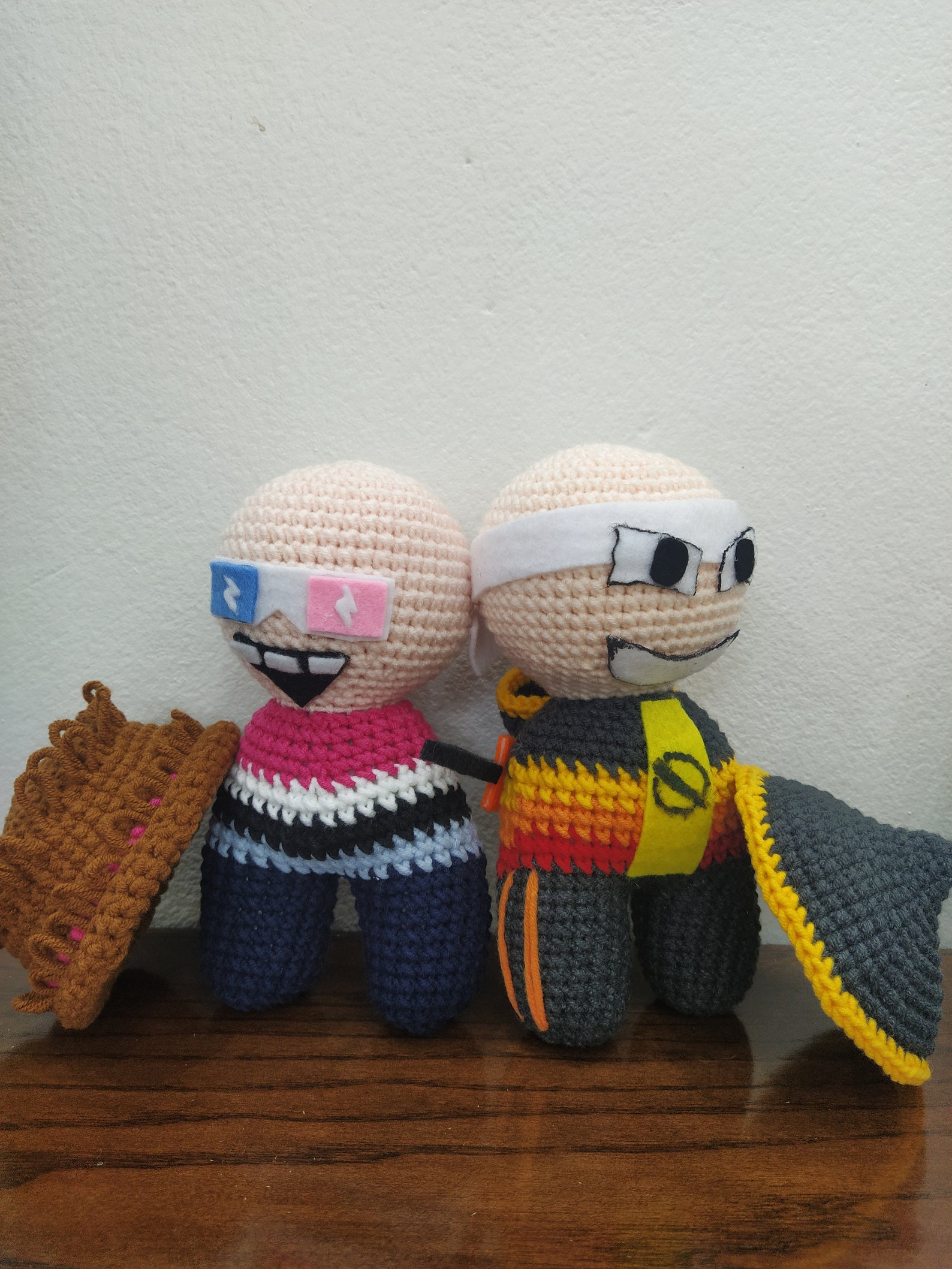 FNF Banjex and Bamburai Plush FNF Banjex Crochet Plush - Etsy Sweden