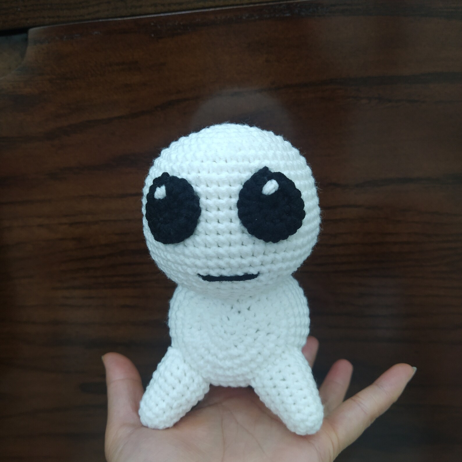 TBH Plush White Yippee Creature Plush White Creature Crochet - Etsy