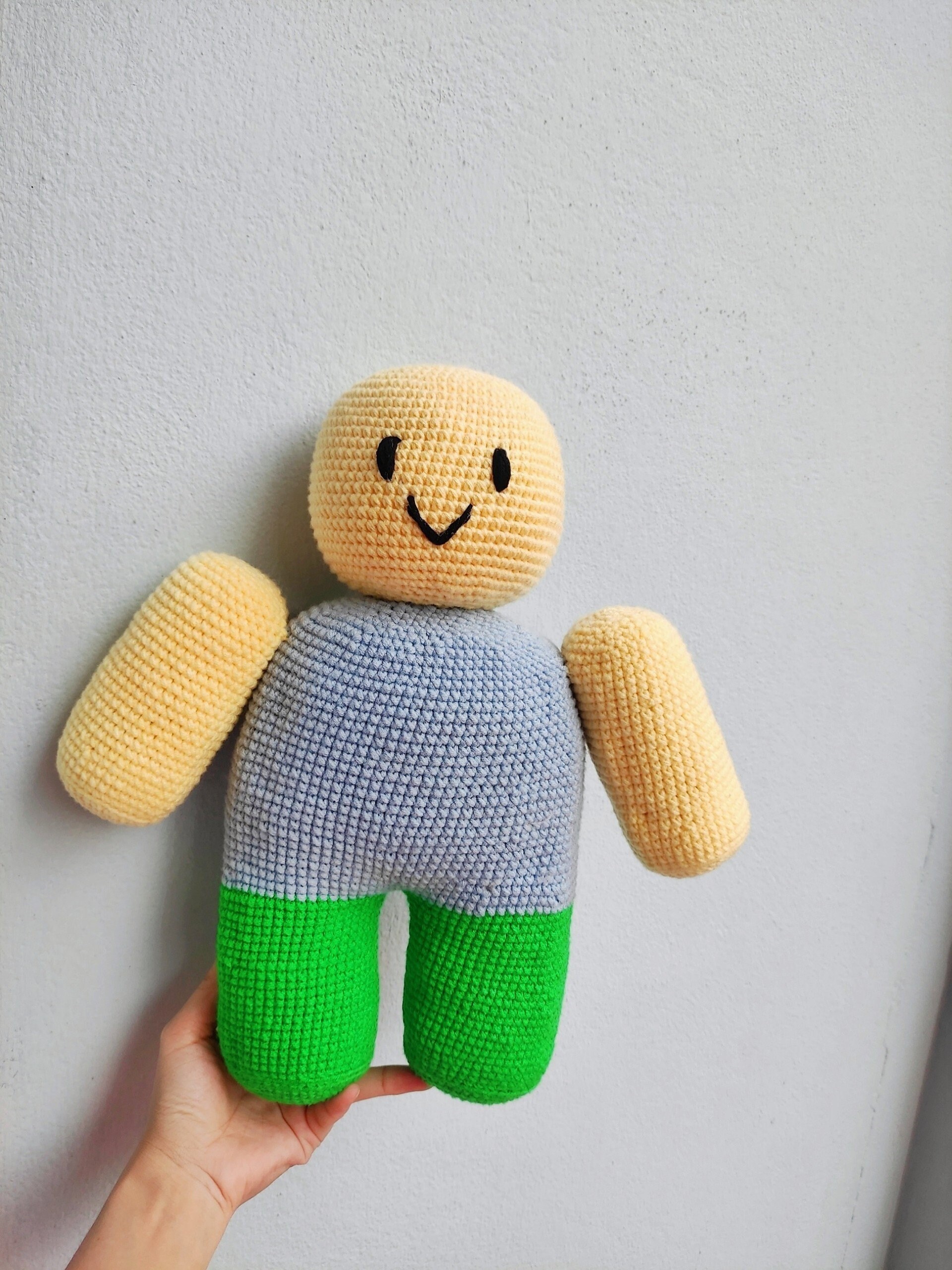 Noob Crochet Toy Custom Noob Toy Noob Plush - Etsy México