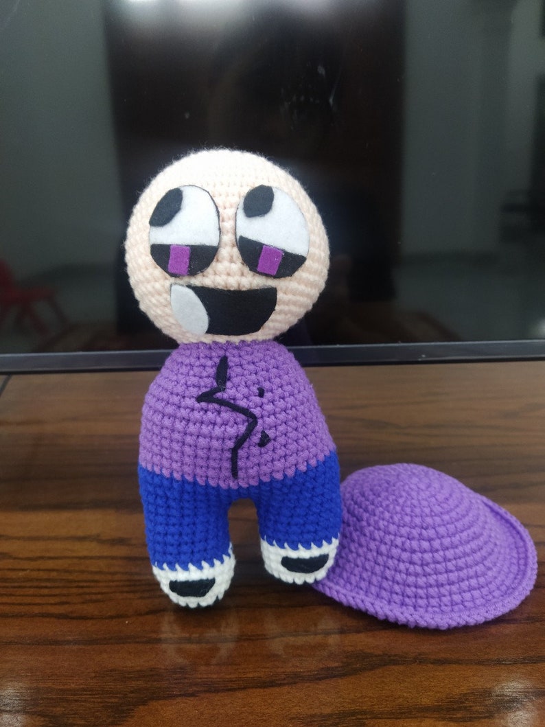 FNF Banzack Plush Toy Banzack FNF Crochet Plush Custom FNF - Etsy