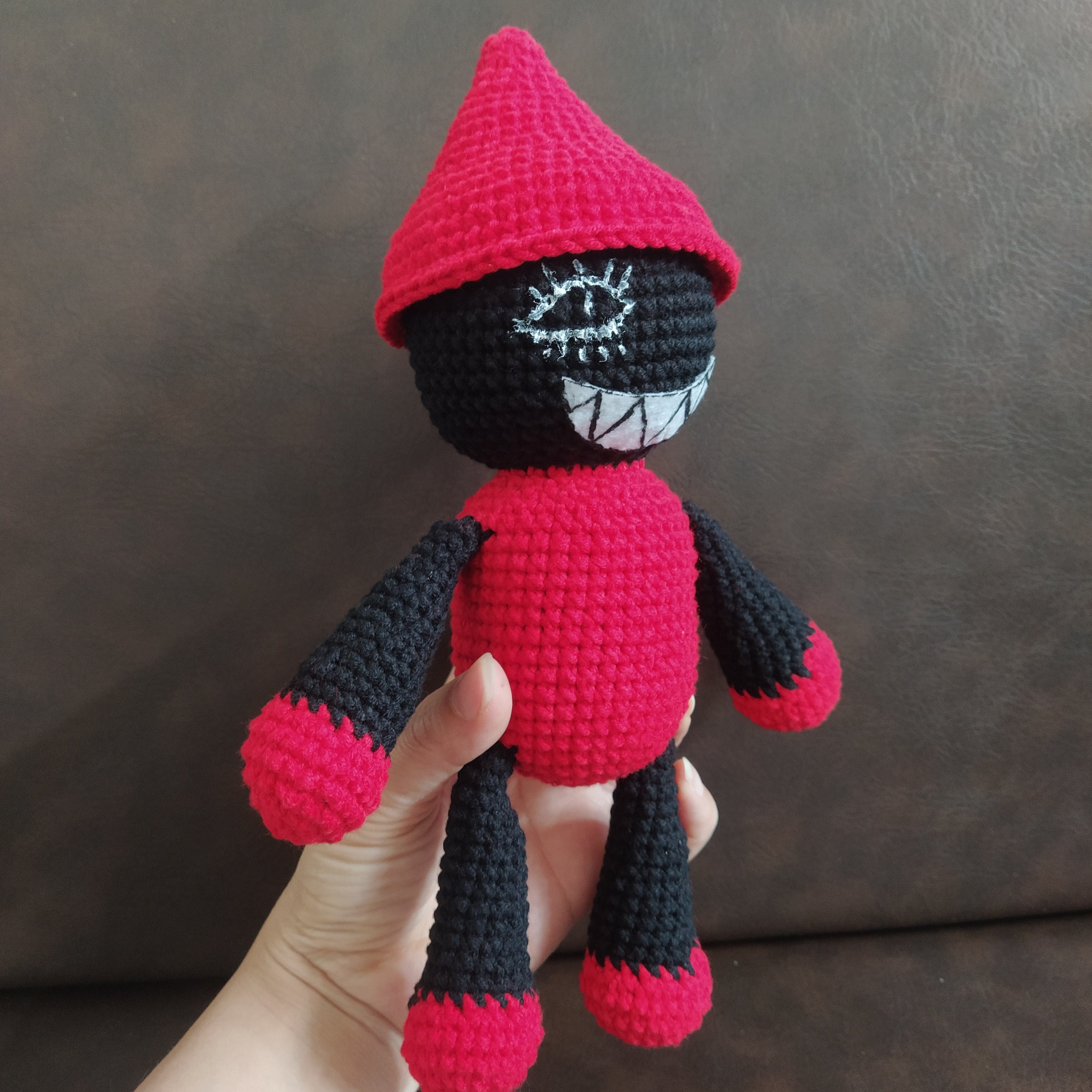 FNF True Expunged Plush Custom FNF Crochet Doll - Etsy UK