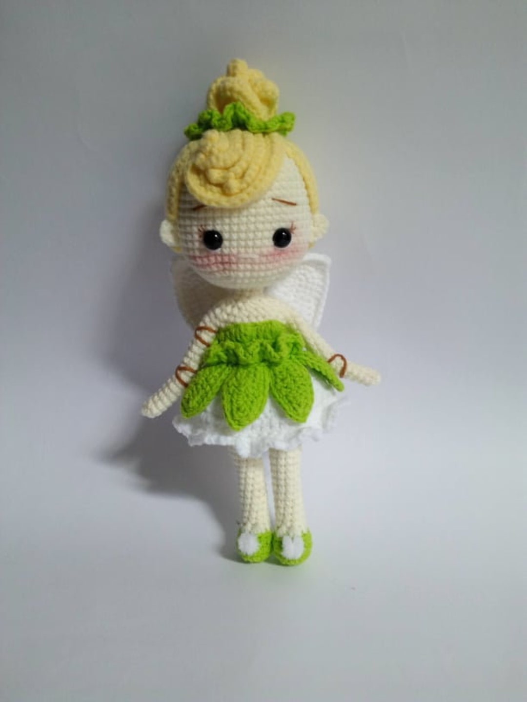 Tinker Bell Inspired Doll, Crochet Tinker Bell, Tinker Bell Doll ...