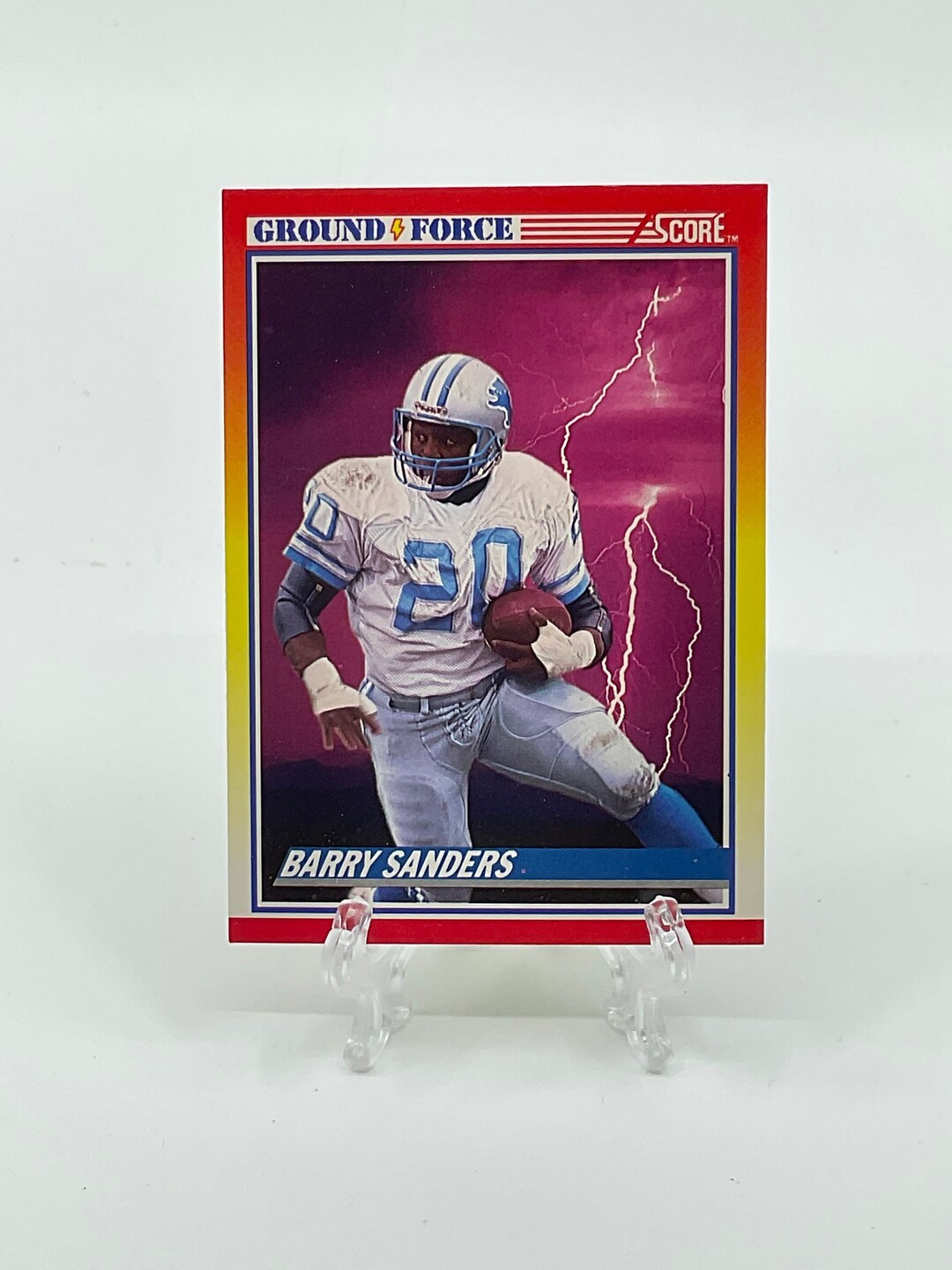 1990 Score Barry Sanders Ground Force 325 - Etsy