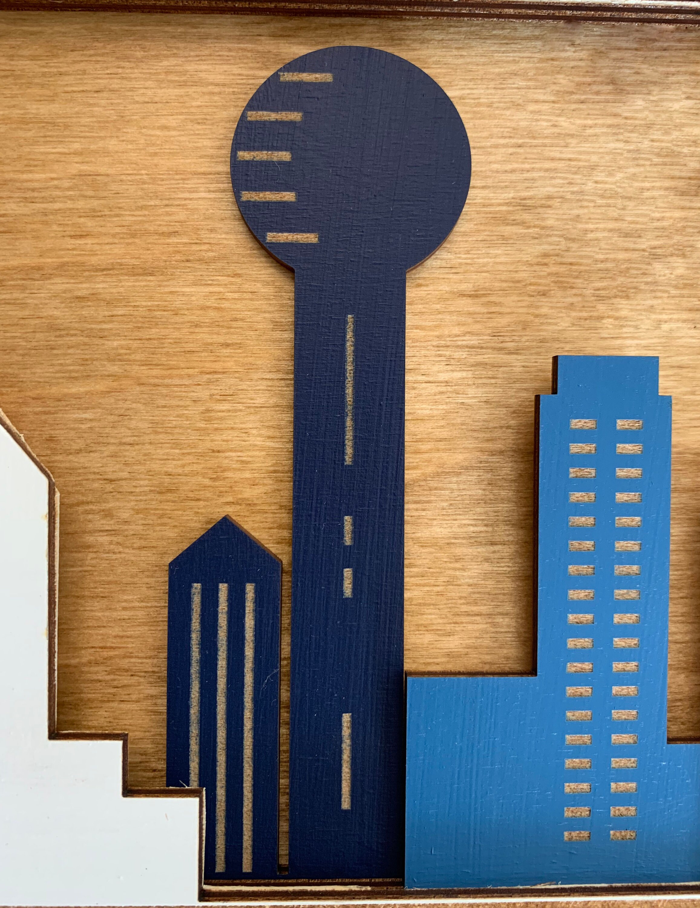 Dallas Skyline Layered Dallas Skyline - Etsy