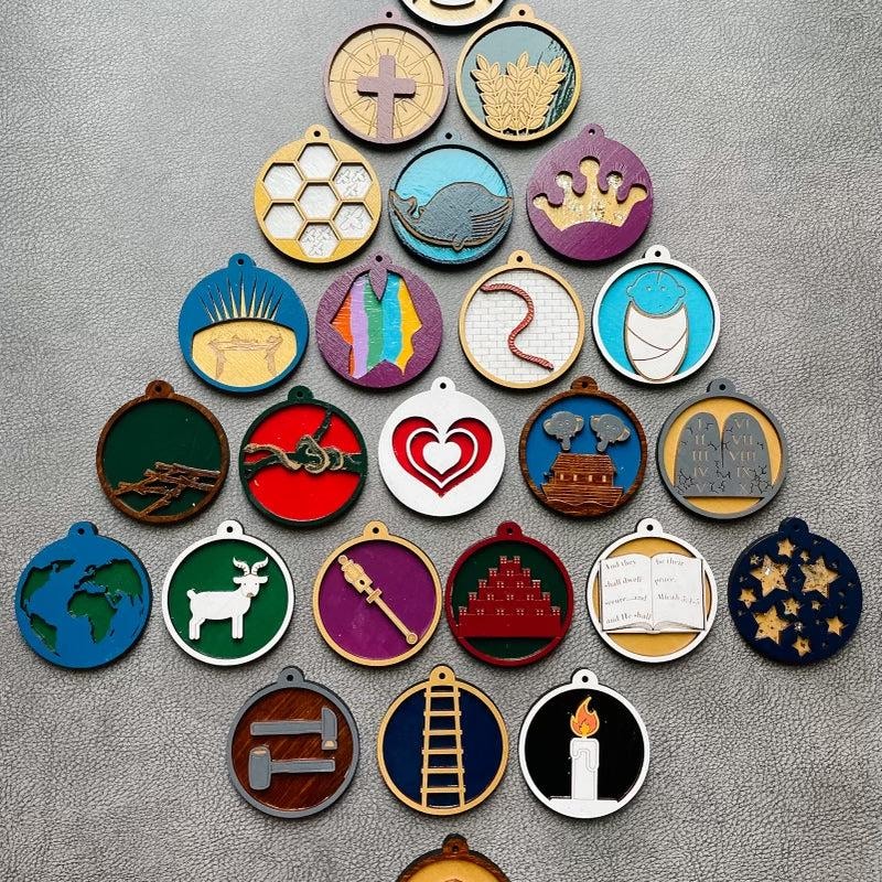 Jesse Tree Ornaments - Etsy