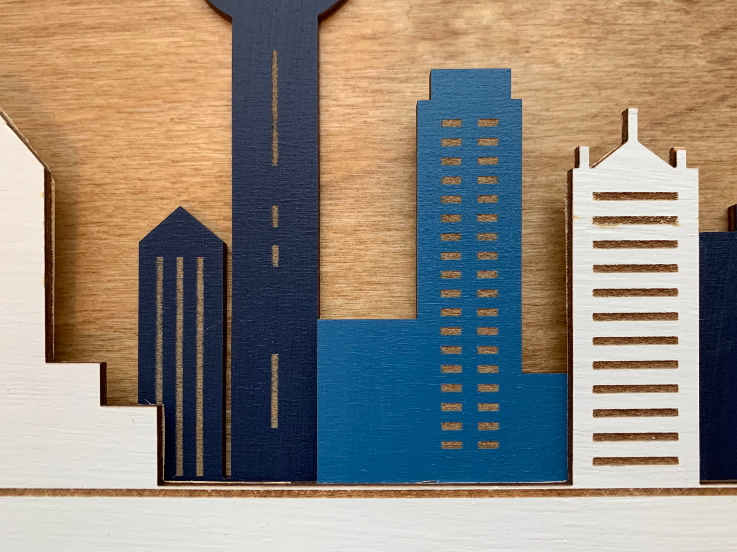 Dallas Skyline Layered Dallas Skyline - Etsy