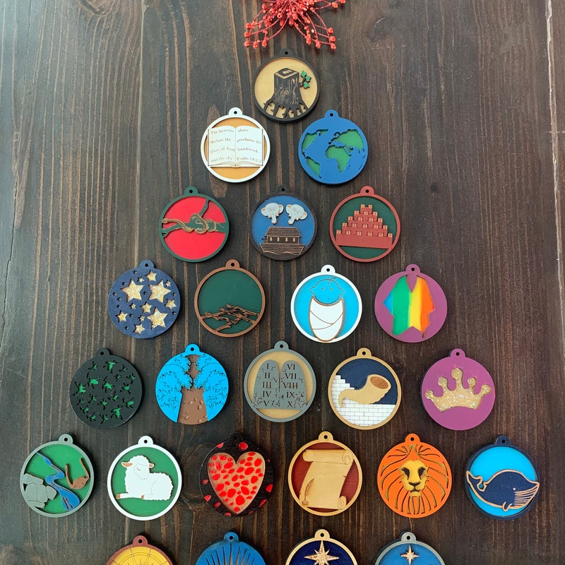 Jesse Tree Ornaments - Etsy