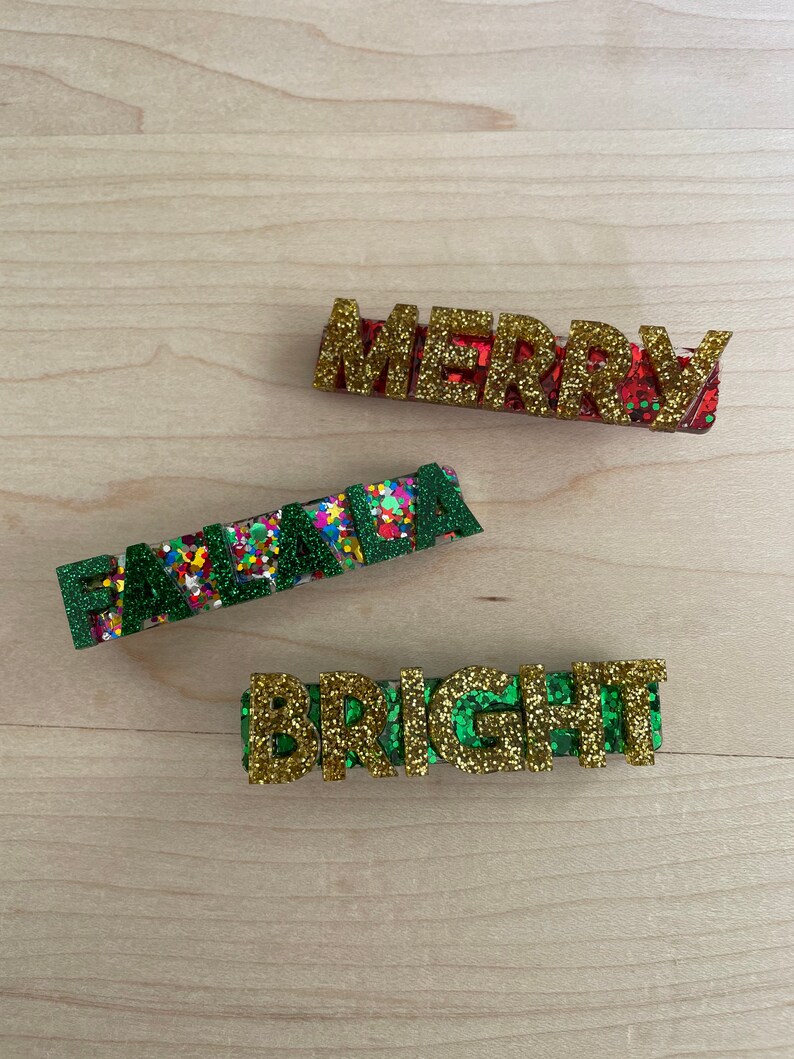 Custom Barrette Clips Personalized Hair Clip Customized - Etsy