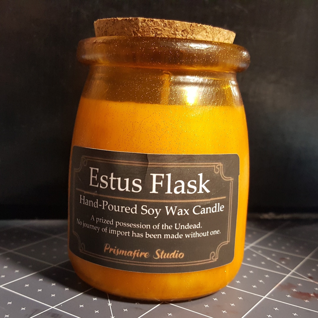 Dark Souls Estus Flask Handpoured Scented Soy Wax Candle - Etsy