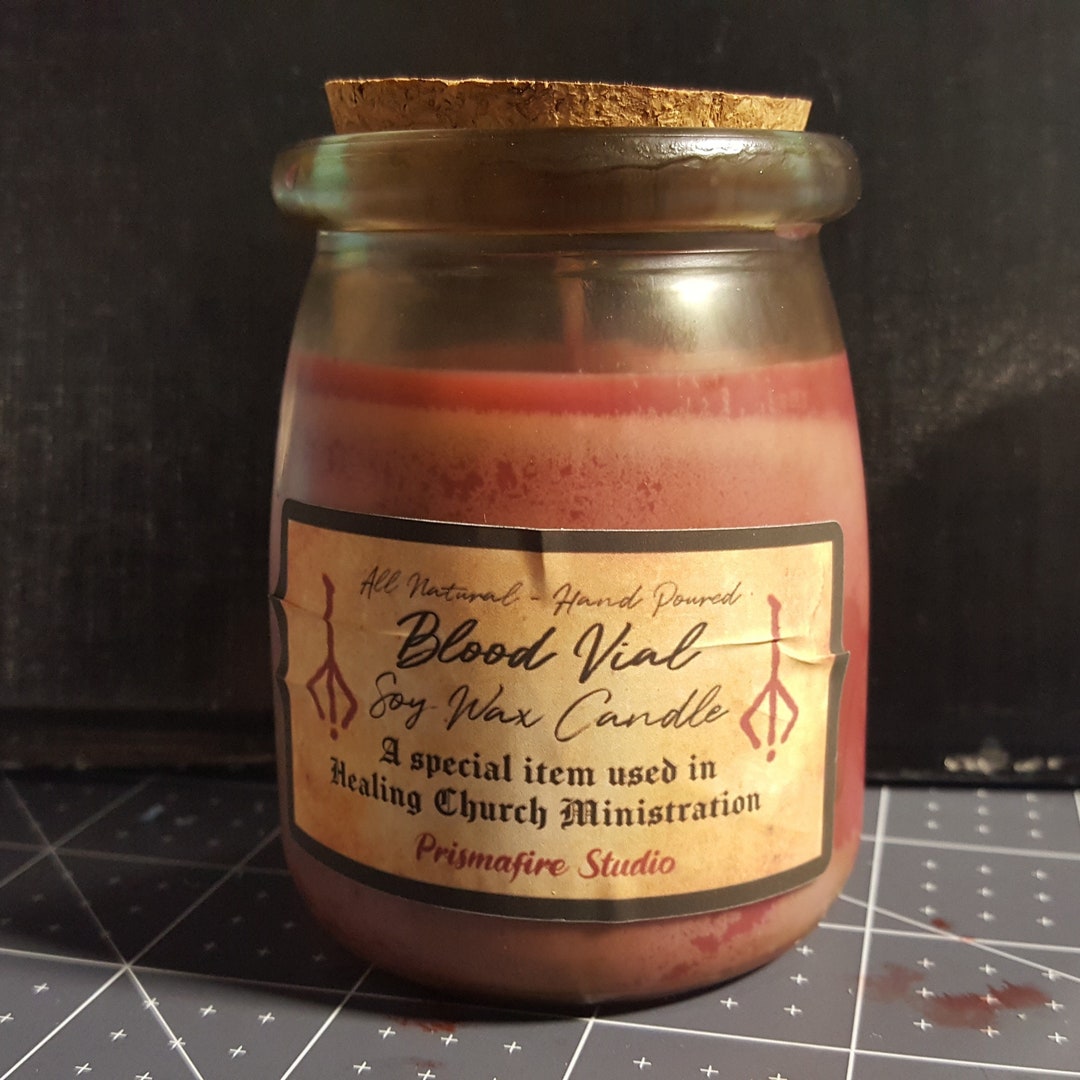 Bloodborne Blood Vial Handpoured Scented Soy Wax Candle - Etsy
