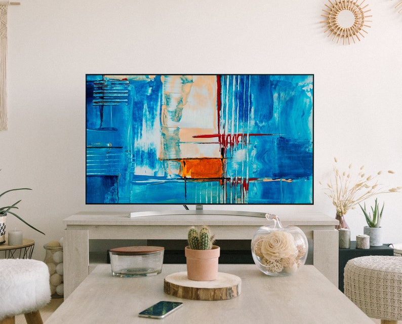 Samsung Art TV Instant Download Modern Painting Geometric | Etsy
