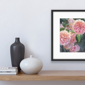 David Austin English Roses - Fine Art Print of Watercolor Painting - Etsy