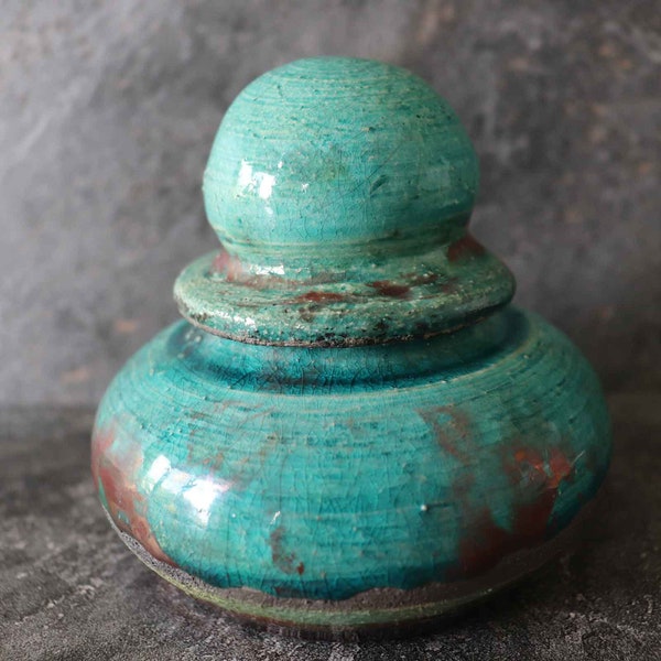 Turquoise Vase - Etsy