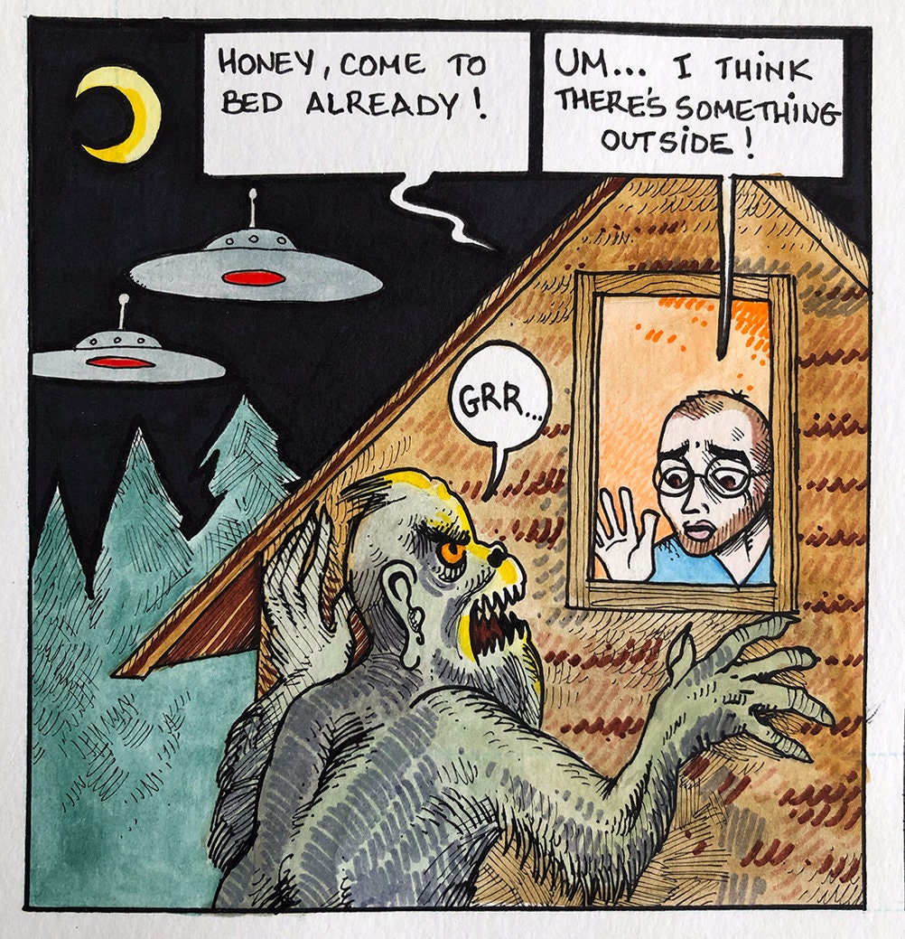 Hand Drawn Personalized Comic Strips Custom Watercolor Comics Great ...