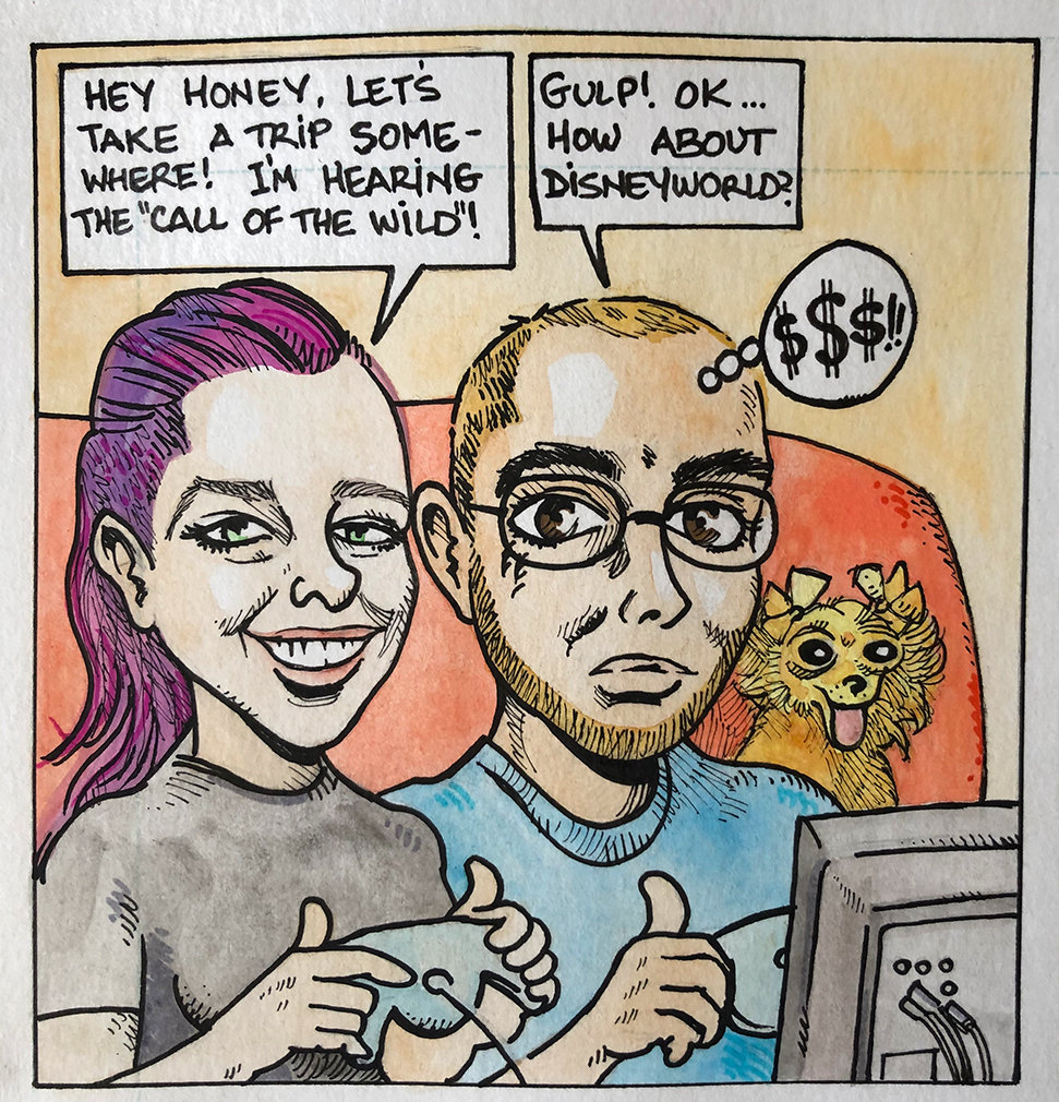 Hand Drawn Personalized Comic Strips Custom Watercolor Comics Great ...