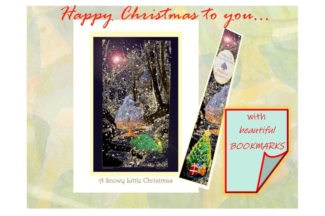 A Snowy Little Christmas, Set of 3 Art Cards, 3 Bookmarks and C5 ...